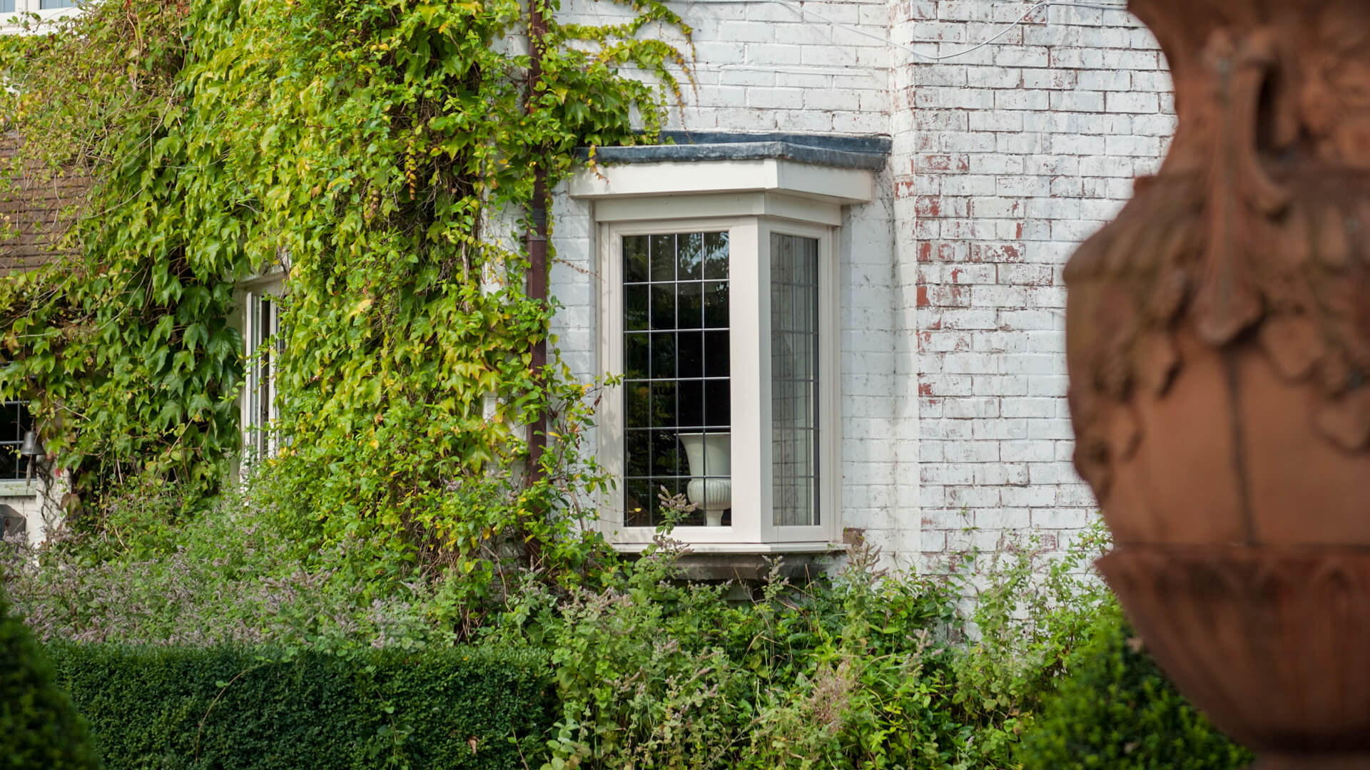 Cream Leaded UPVC Windows & UPVC French Doors from Hazlemere