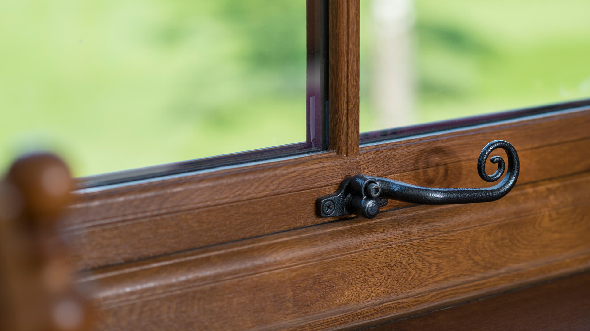 Golden Oak Flush Windows Available At Hazlemere Windows